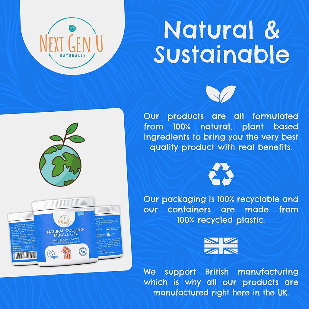 Muscle Cooling Gel 250ml – Next Gen U